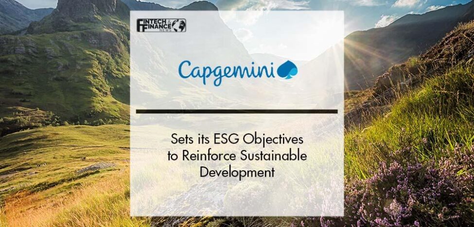 Capgemini sets its ESG Objectives to Reinforce Sustainable Development