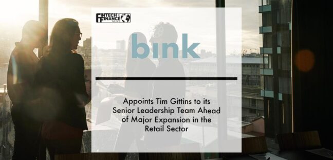 Bink appoints Tim Gittins to its senior leadership team ahead