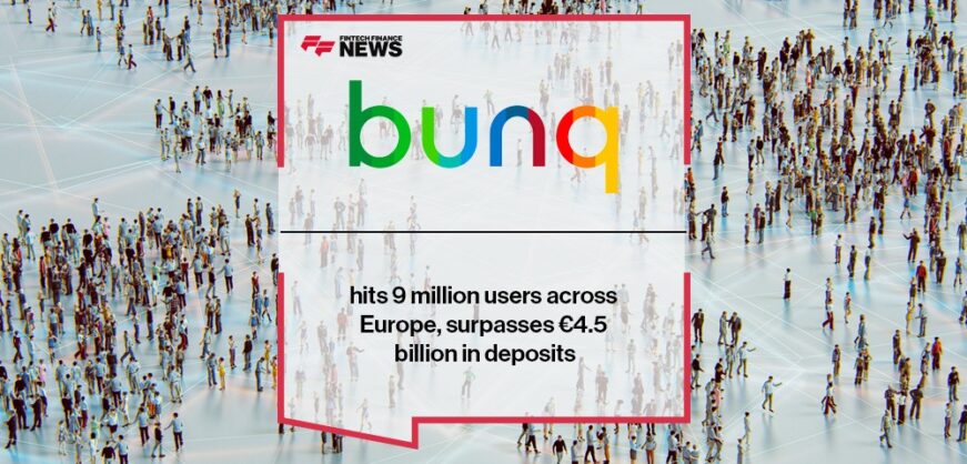 bunq hits 9 million users across Europe, surpasses €4.5 billion in deposits