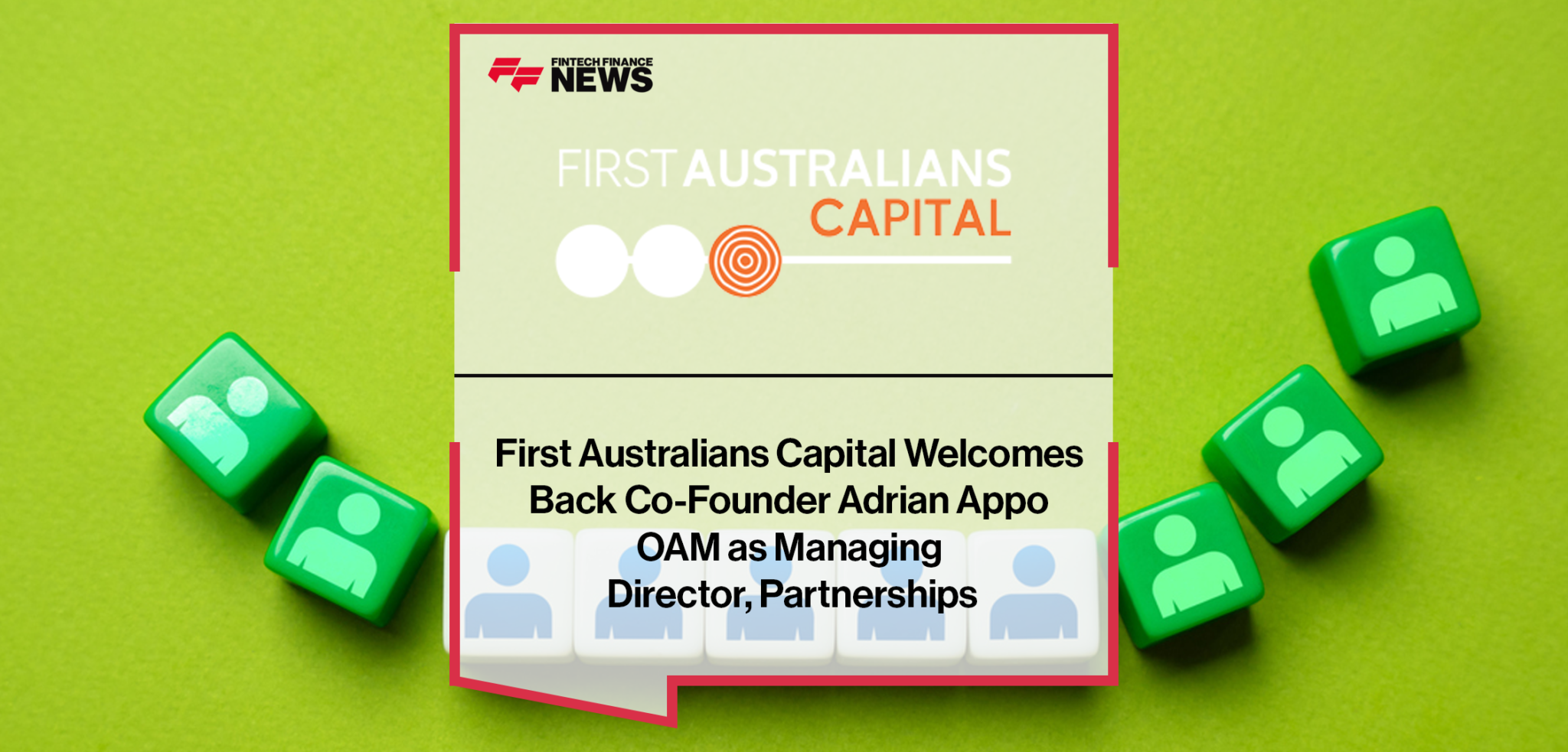 First Australians Capital Welcomes Back Co-Founder Adrian Appo OAM as ...