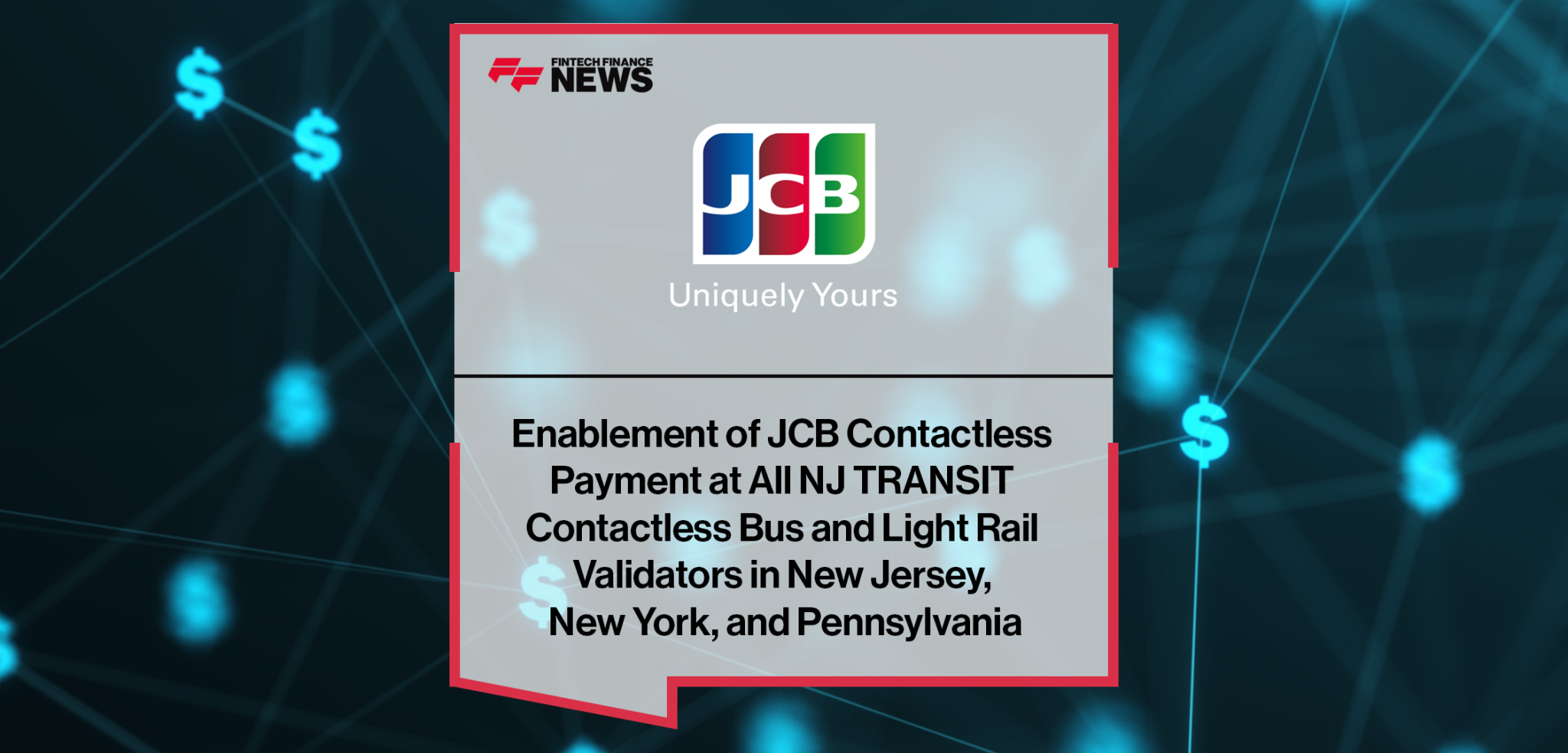 Enablement of JCB Contactless Payment at All NJ TRANSIT Contactless Bus ...